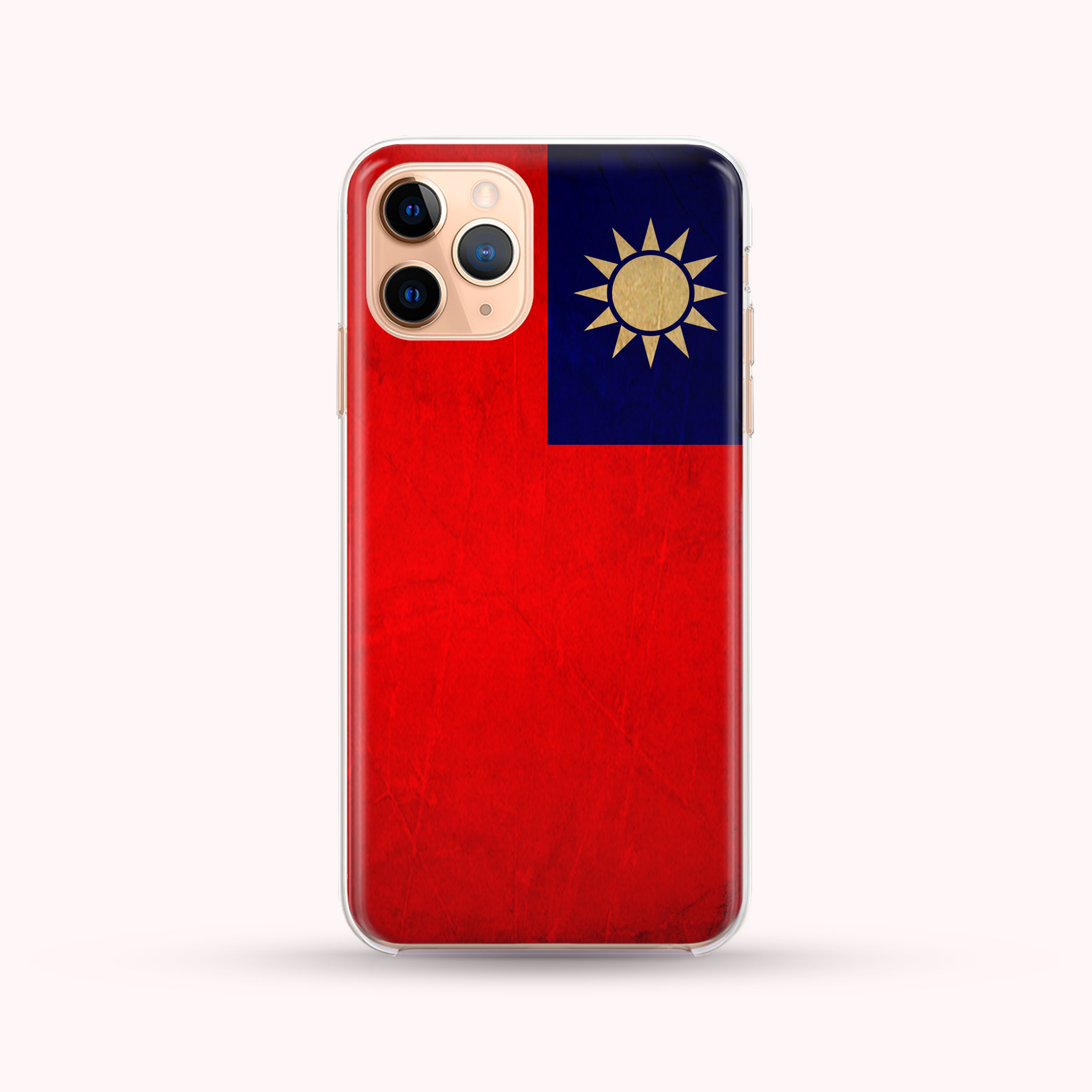 Vintage Flag Taiwan Phone Case Available for iPhone 16, 11, XR, XS, XS ...