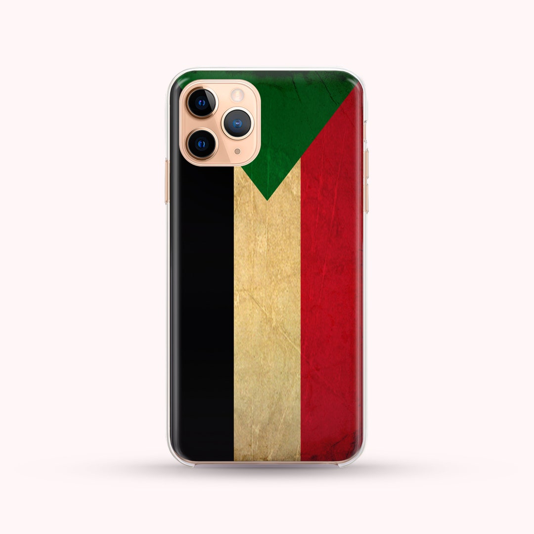 Vintage Flag Sudan Phone Case Available for iPhone 16, 14, 13, 12, 11 ...