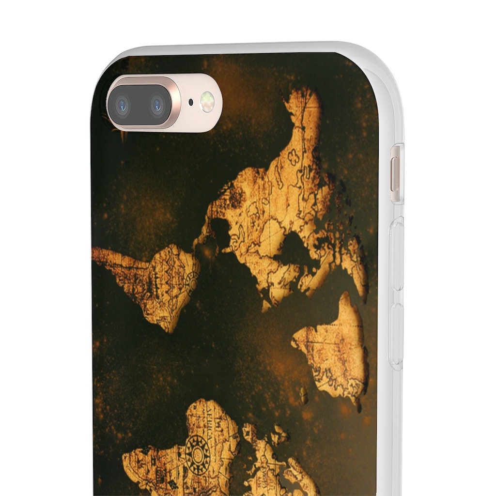 Vintage Grunge World Map Planet Earth Phone Case Available for iPhone ...