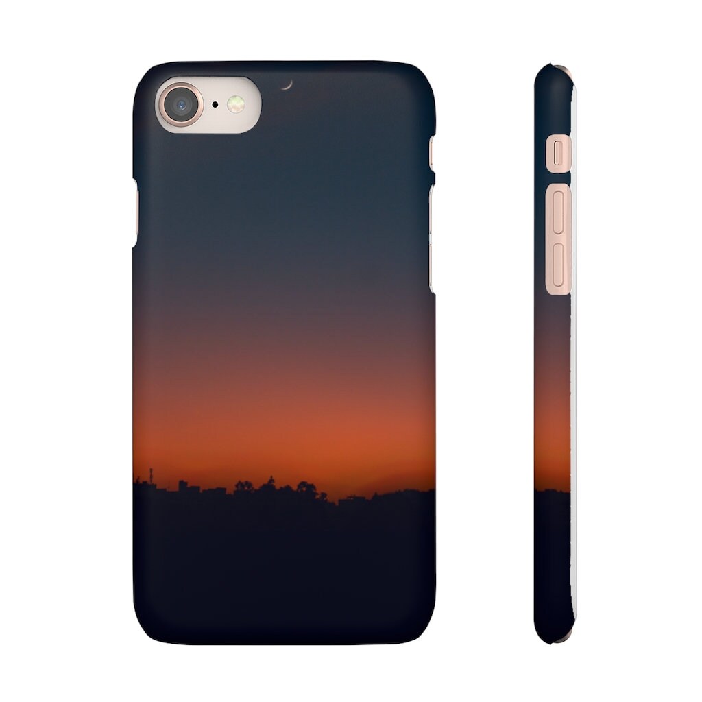 Sunset Forest Silhouette Ombre Phone Case Available for iPhone - Etsy