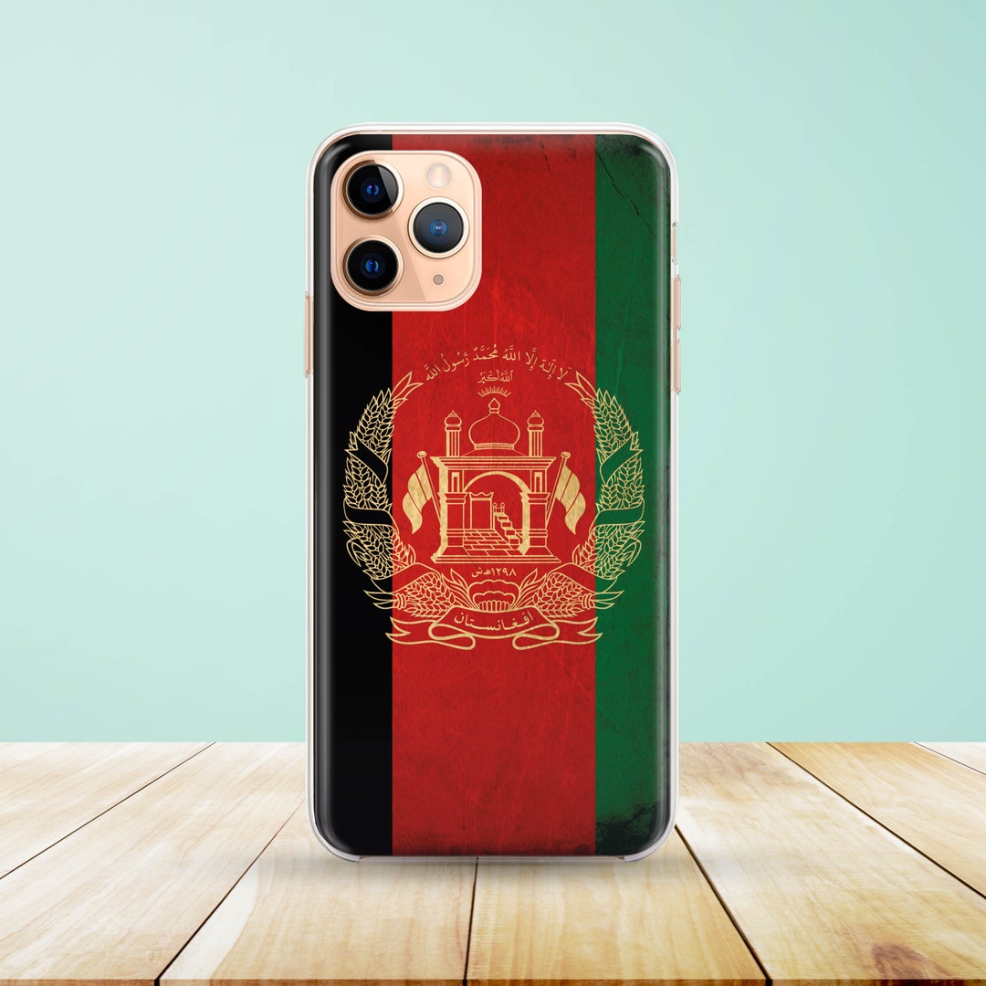 Vintage Flag Afghanistan Phone Case Available for iPhone 16, 14, 13, 12 ...
