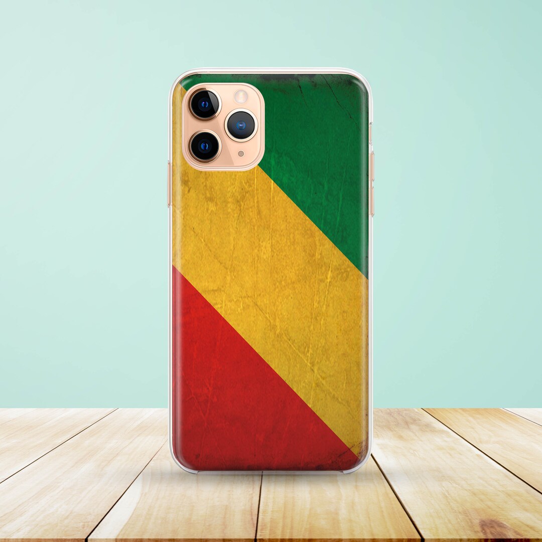 Vintage Flag Republic of the Congo Phone Case Available for iPhone 16 ...