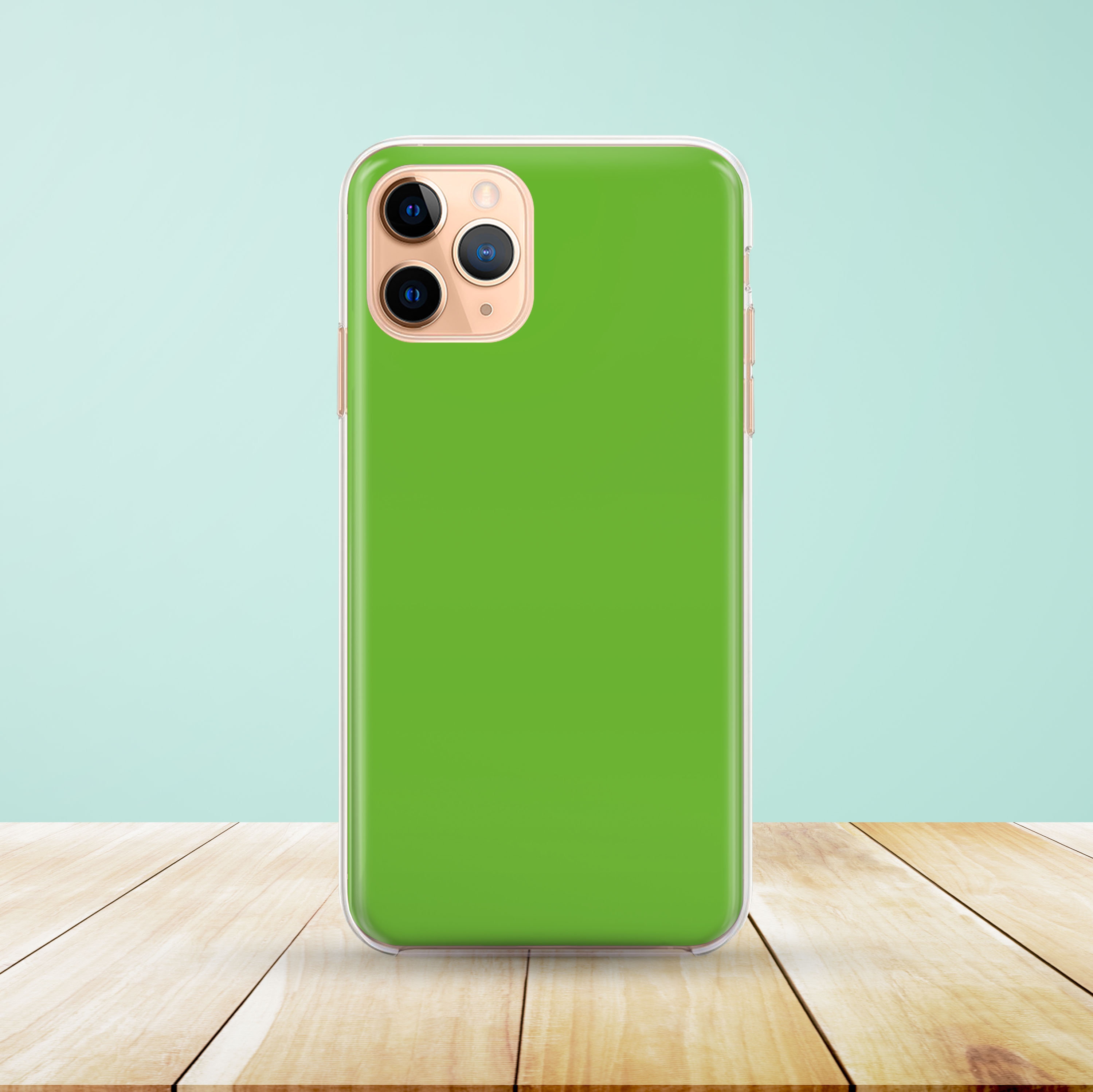 Plain Green Phone Case Available for iPhone 11, XR, XS, XS Max, Samsung ...
