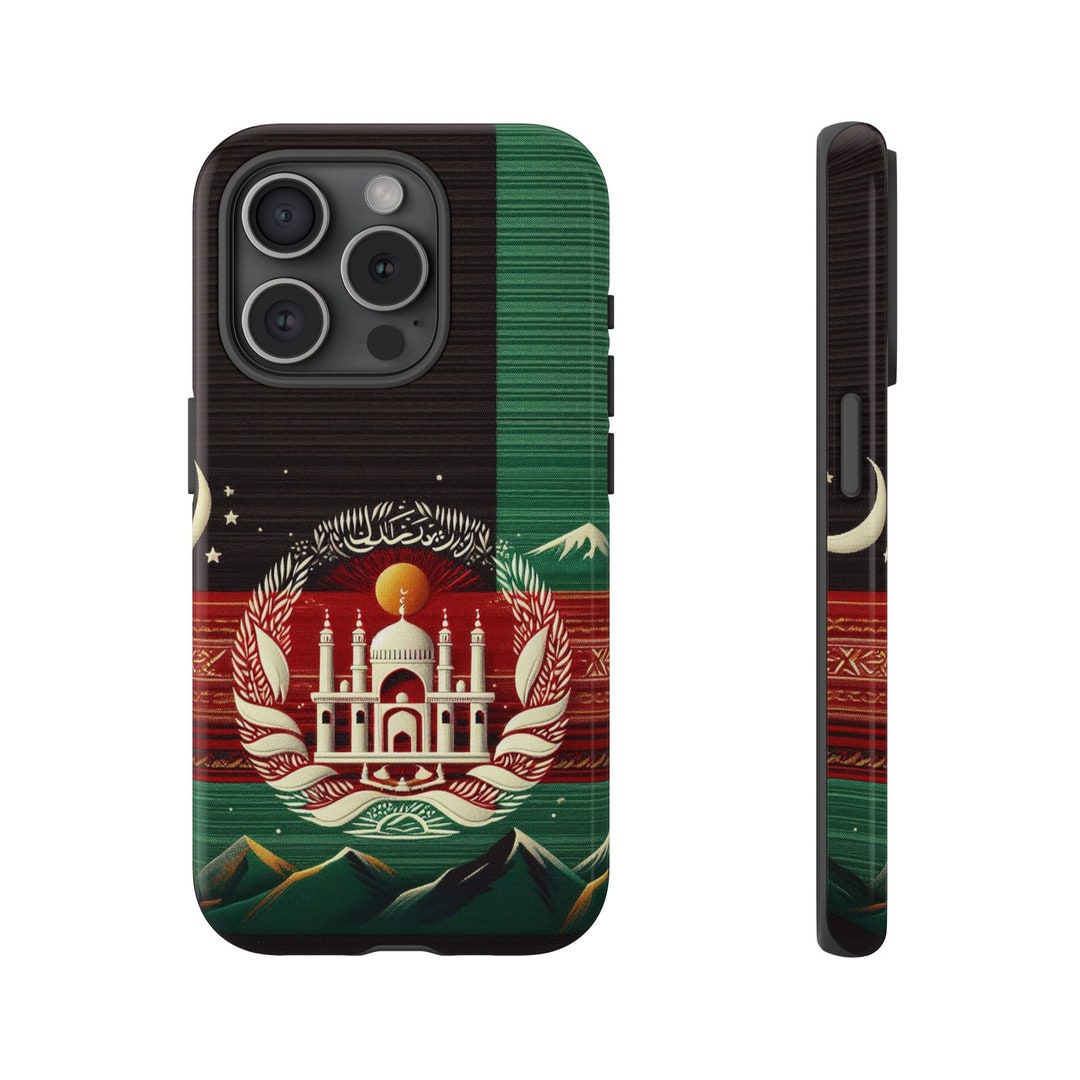 Afghanistan Flag Inspiration Phone Case Available for iPhone 16, 15, 14 ...