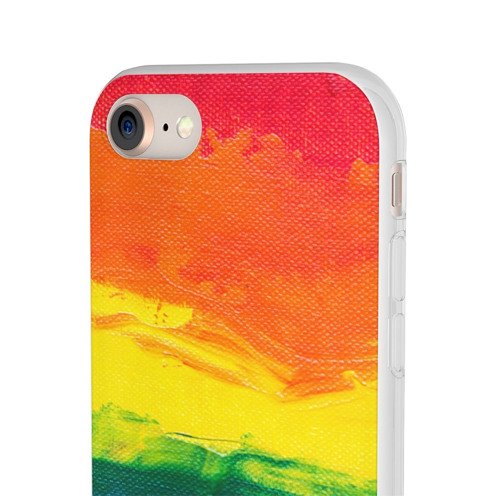 Paint Strokes Rainbow Phone Case available for iPhone 11 XR | Etsy