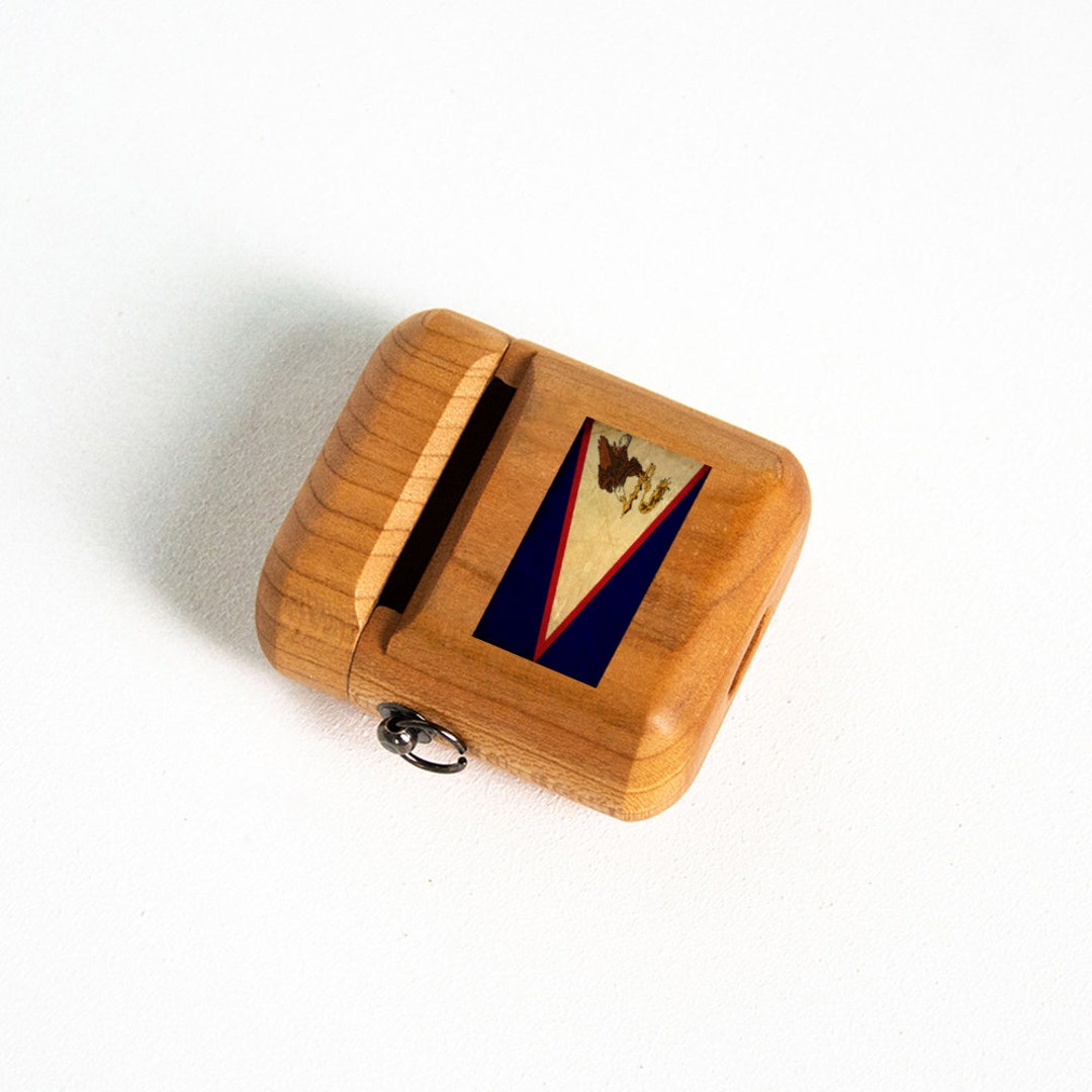 Vintage Flag American Samoa Wooden Airpods Case - Etsy