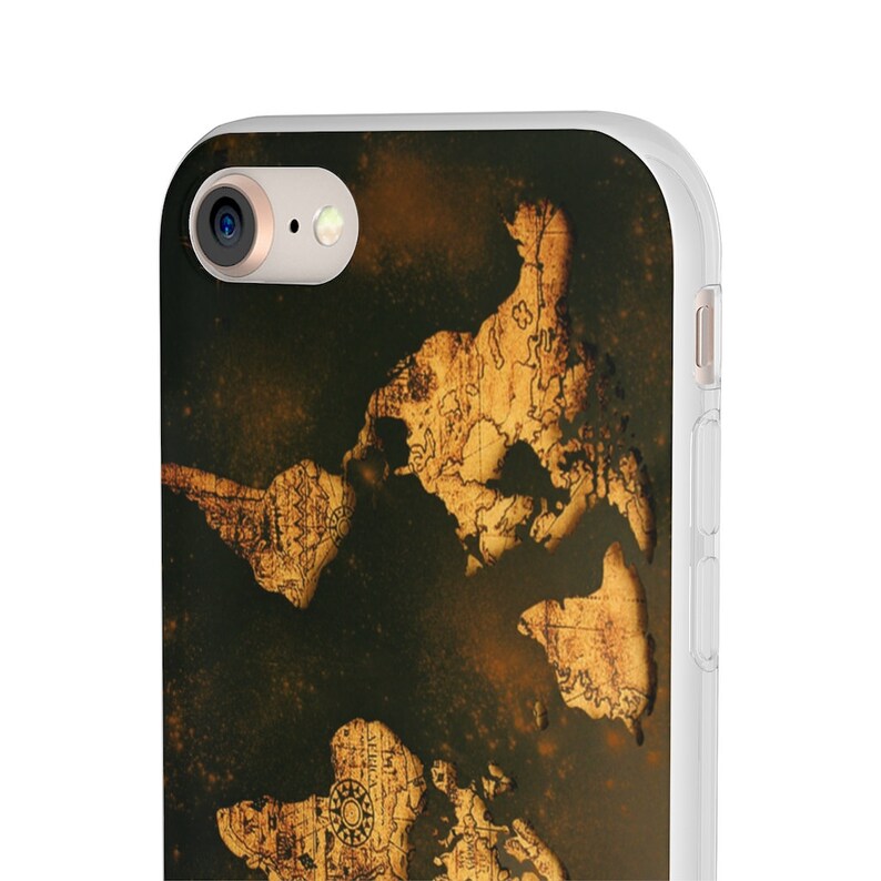 Vintage Grunge World Map Planet Earth Phone Case Available for iPhone ...