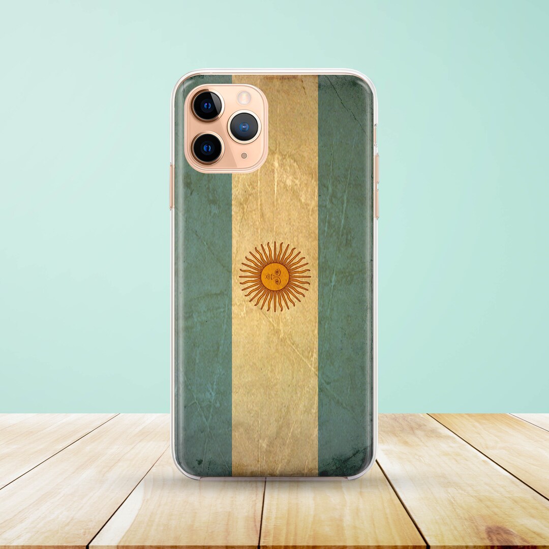 Vintage Flag Argentina Phone Case Available for iPhone 16, 14, 13, 12 ...