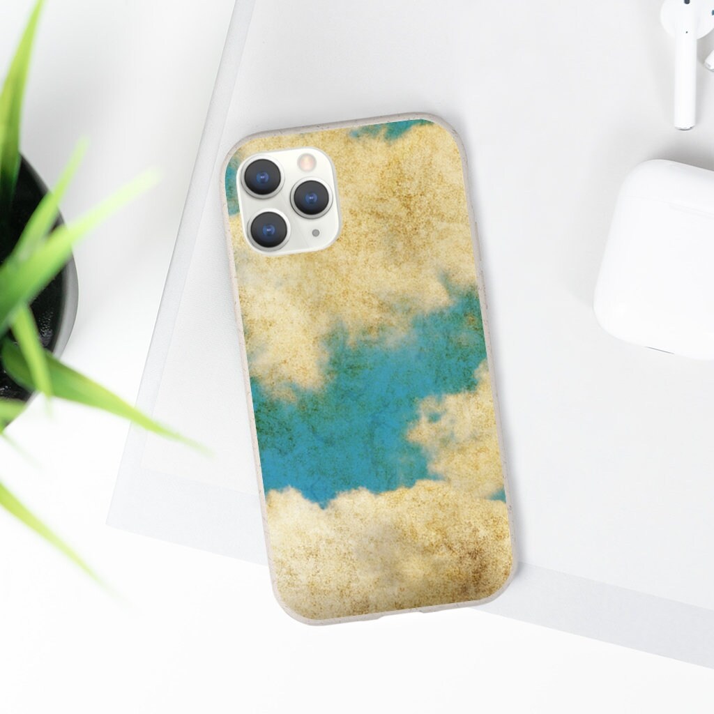 Vintage Clouds Sky Phone Case Blue Sky Cover for iPhone 11 Pro, iPhone ...