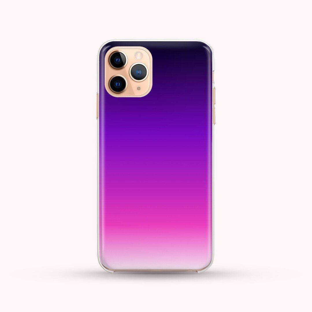 Ombre Purple Pink Phone Case Available for iPhone 16, 11, Xs, Xs Max ...