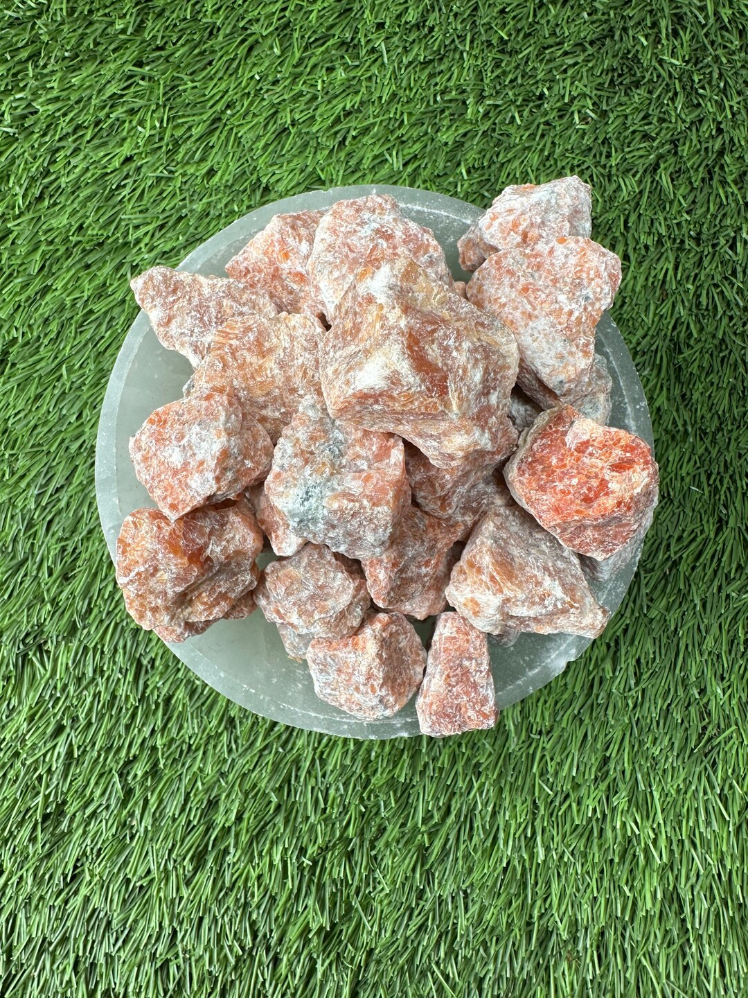 Sunstone RAW , 0.75"-1.25" Size, Wicca, Witchcraft, Tumbling, Cabbing ...