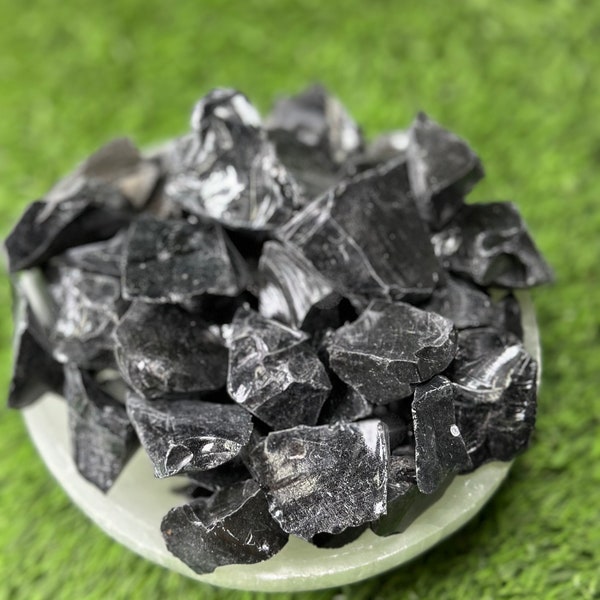 Raw Obsidian - Etsy