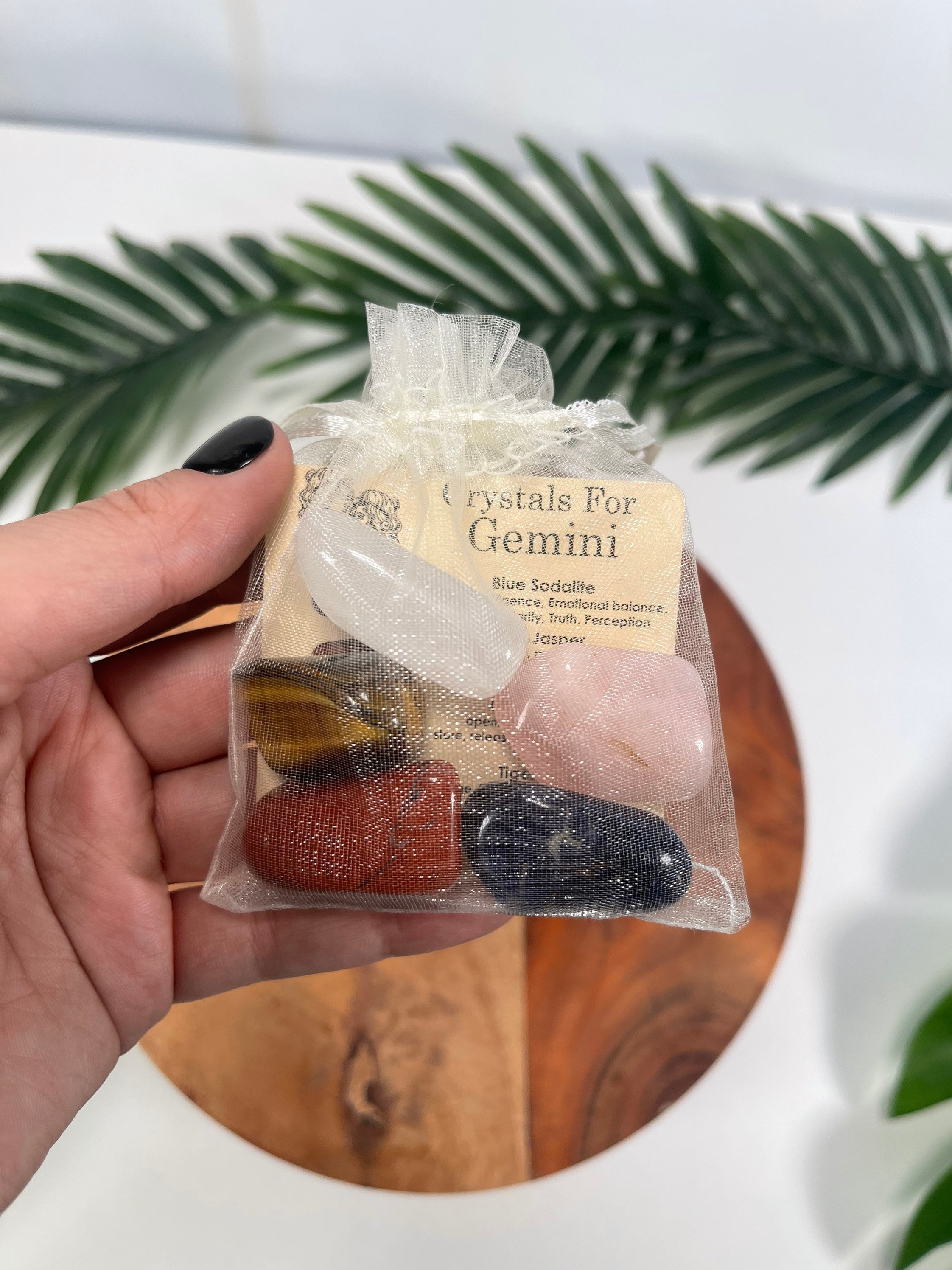 GEMINI Crystal Set 5x Crystals Set for GEMINI Blue Sodalite - Etsy