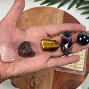 CANCER Crystal Set, 5x Crystals Set for CANCER (bloodstone, Red Jasper ...
