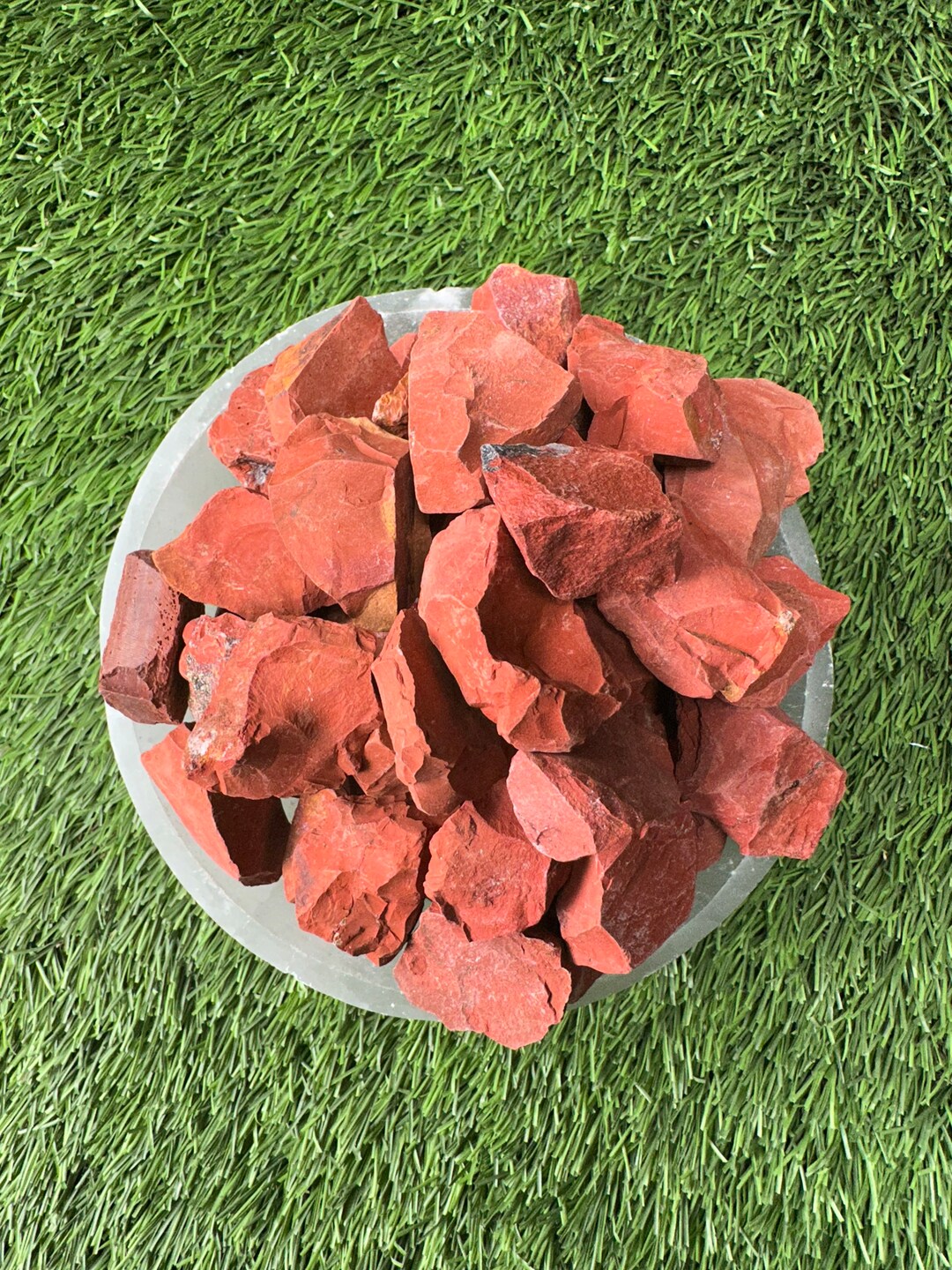 Red Jasper RAW , 0.75"-1.25" Size, Wicca, Witchcraft, Tumbling, Cabbing ...