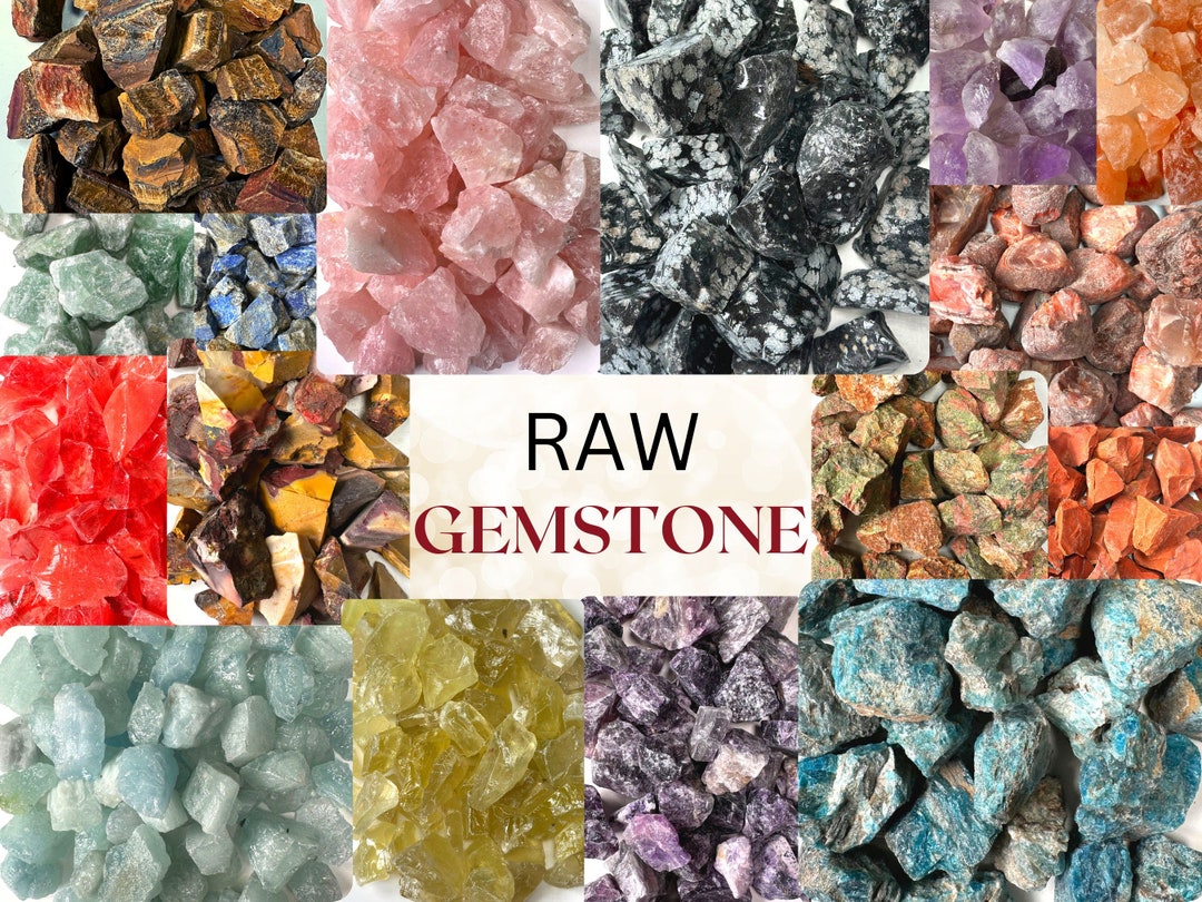 Authentic RAW Crystal / RAW Stone/clear Quartz/amethyst/rose Quartz ...