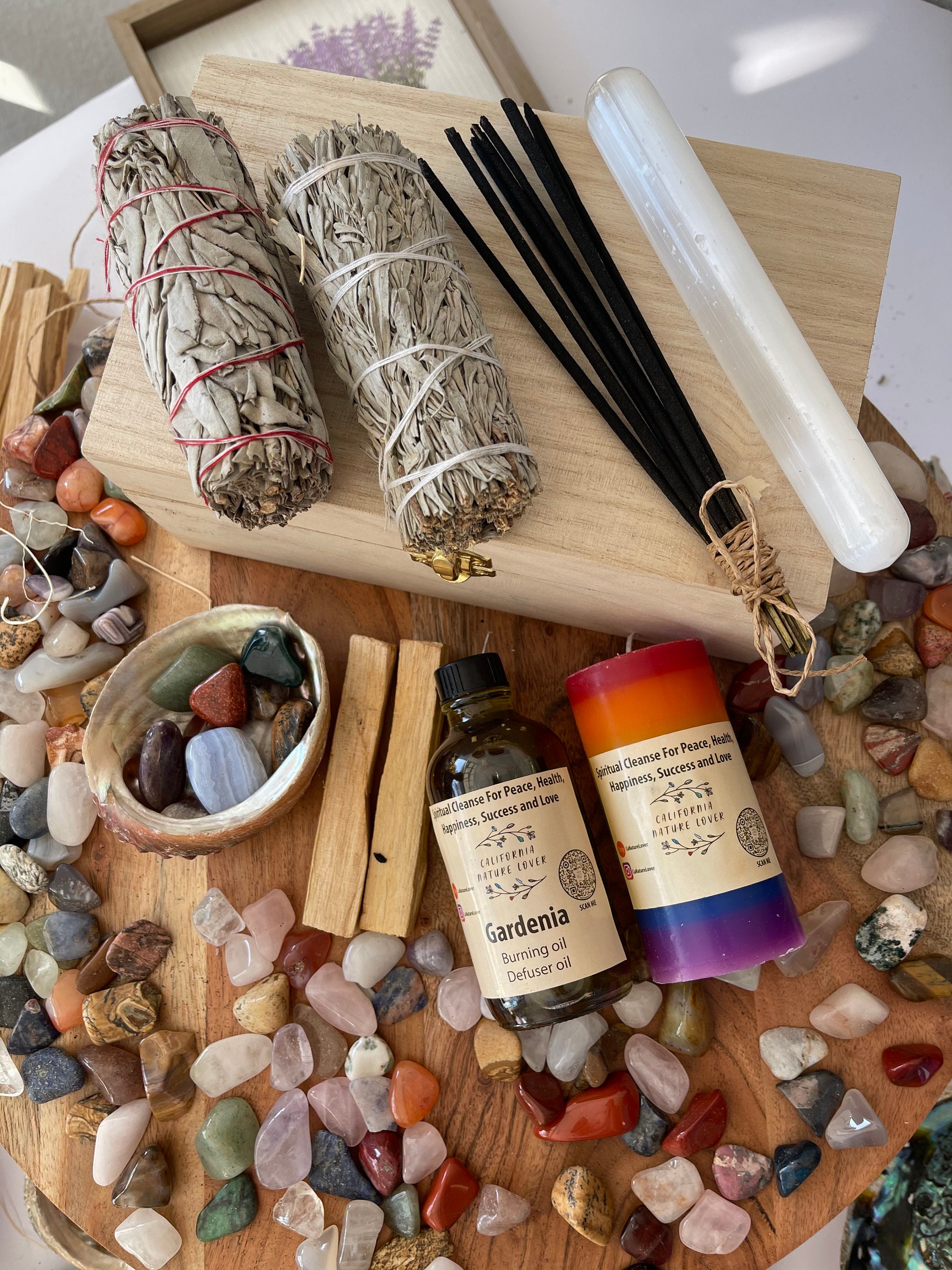 Spiritual gift box 15 pcs included home cleansing House | Etsy