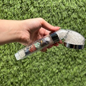 7 Chakra Crystal Shower Head / High-pressure Handheld Shower Head ...