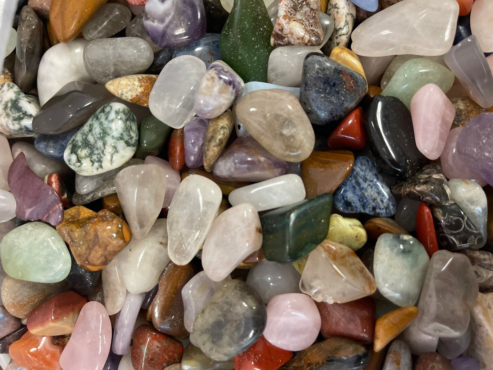 Assorted Tumbled Stones 0.5 in and 1 in BIG from 2oz Wholesale | Etsy