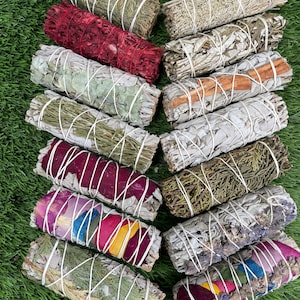 Sage Variety Pack, Smudging Bundle Set, SAGE BUNDLE 18 PCS, 18 Pack ...