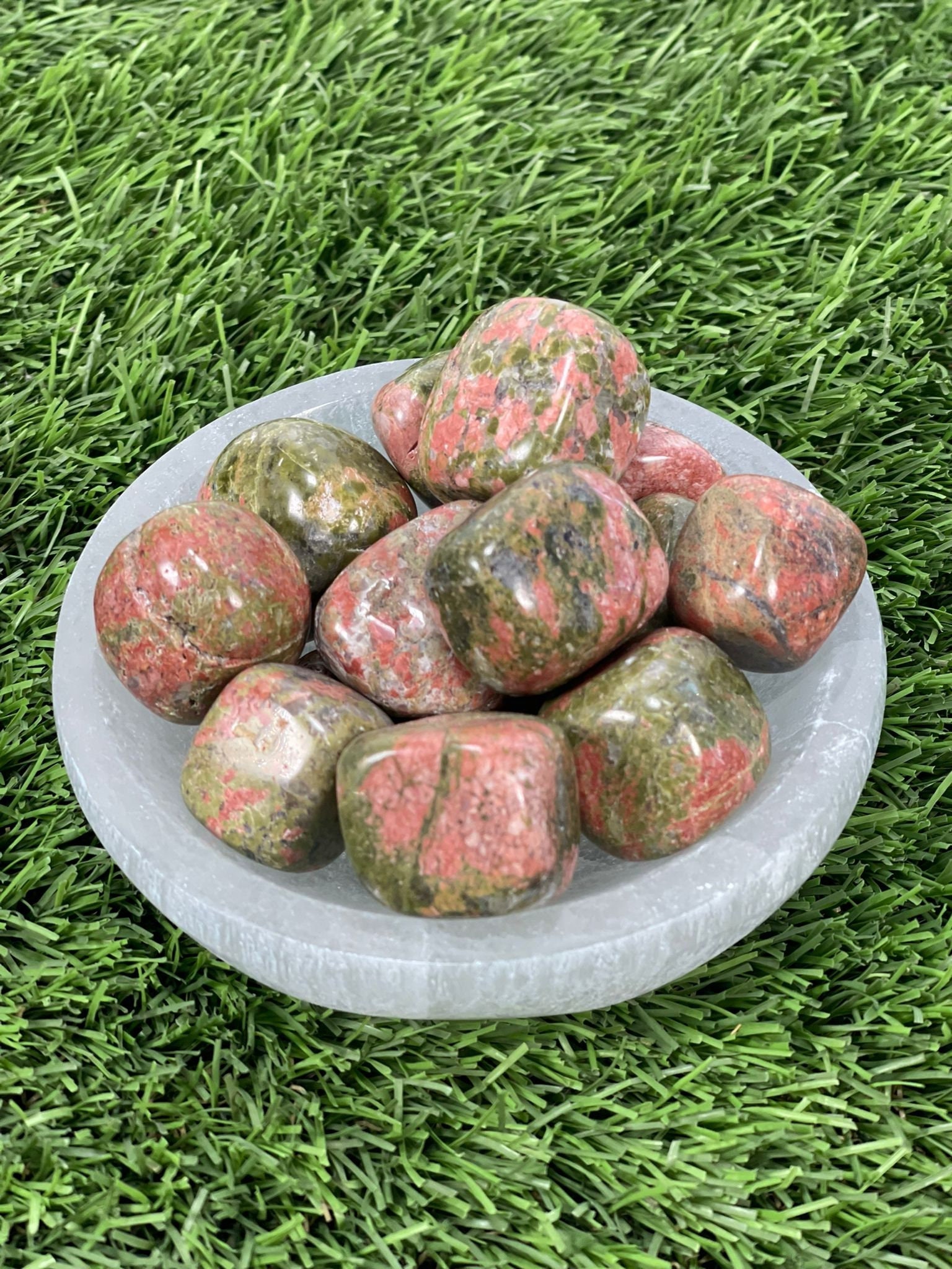 Tumbled UNAKITE / Authentic UNAKITE / UNAKITE - Etsy