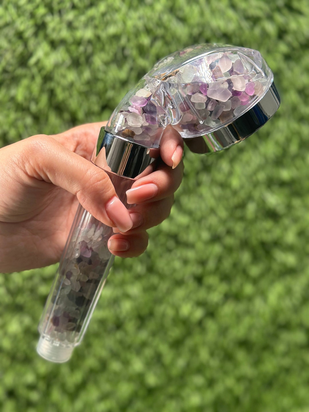 Fluorite Crystal Shower Head / High-pressure Handheld Shower Head ...