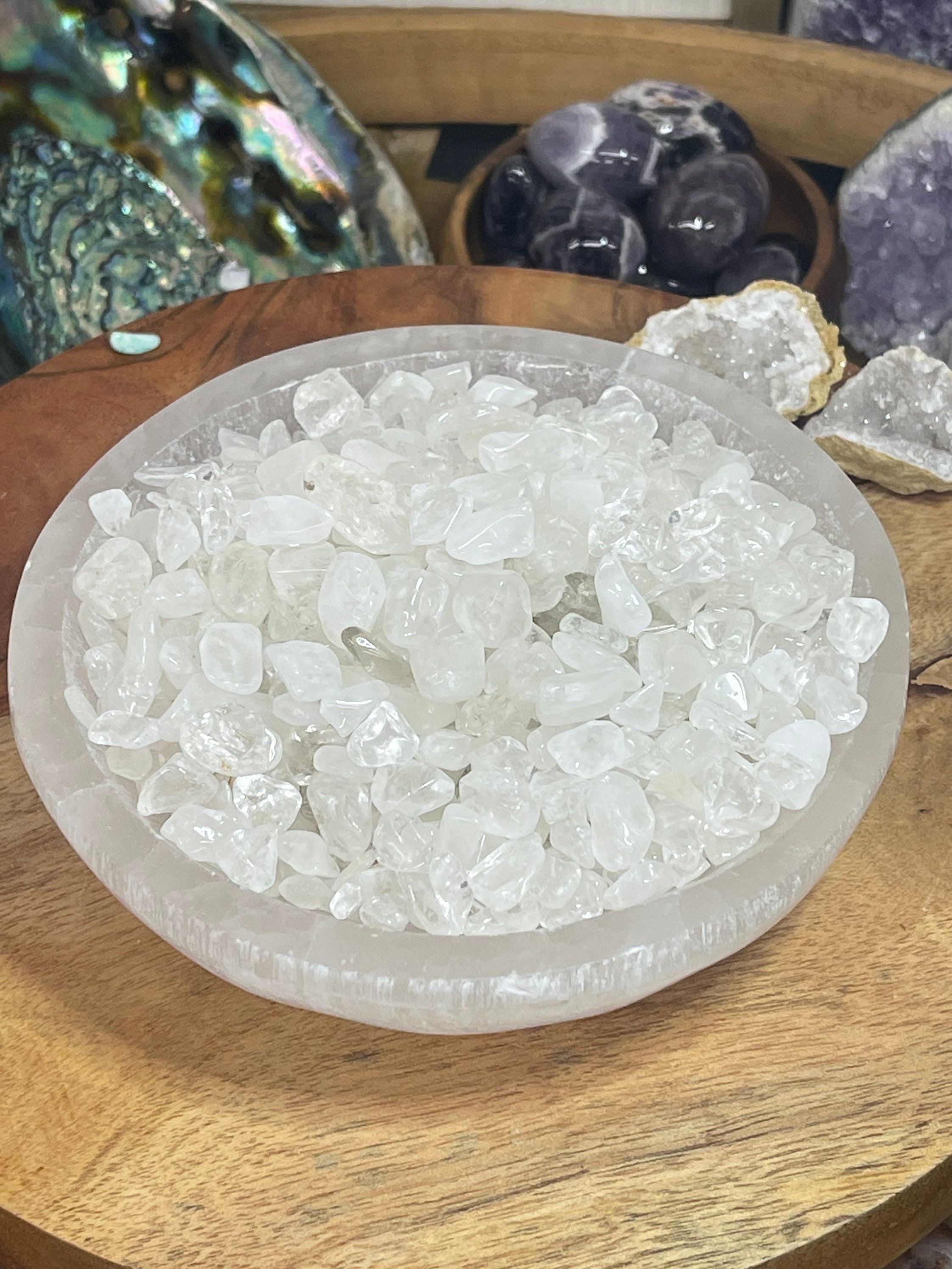 Natural Clear Quartz Chip Real Clear Quartz Chip Crystal - Etsy