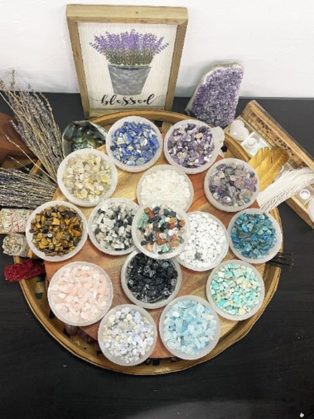 Natural Crystal Chip , Real Gemstone Chip , Crystal Loose Stone ...