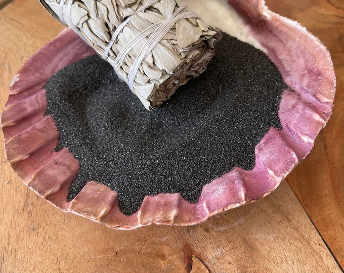 Black Sand Incense Sand, Burning Resins, Smudge Herbs, Charcoal Tablet ...