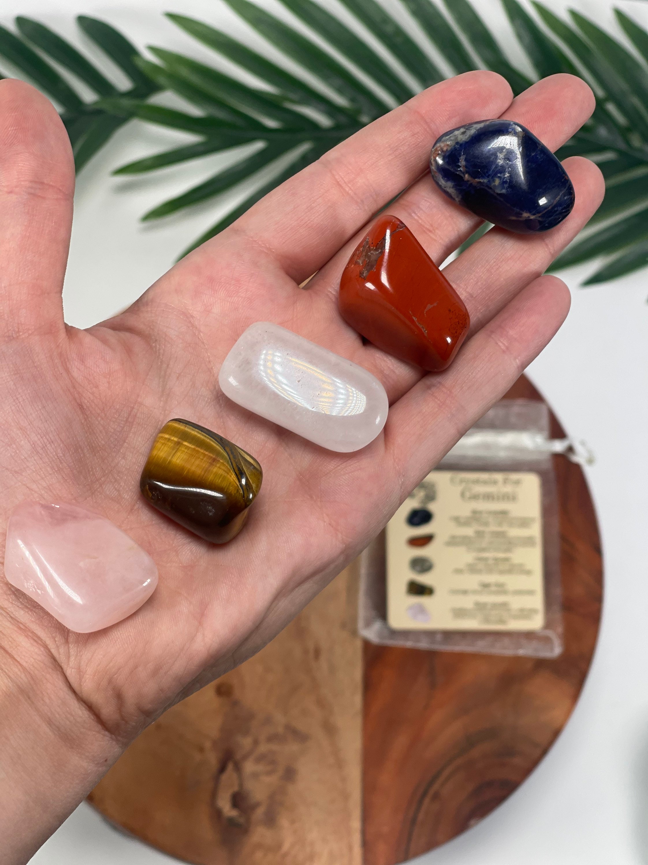 GEMINI Crystal Set 5x Crystals Set for GEMINI Blue Sodalite | Etsy