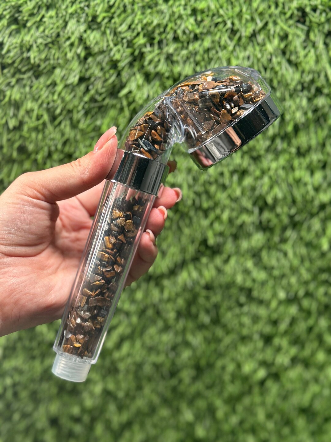 Tiger Eye Crystal Shower Head / High-pressure Handheld Shower Head ...