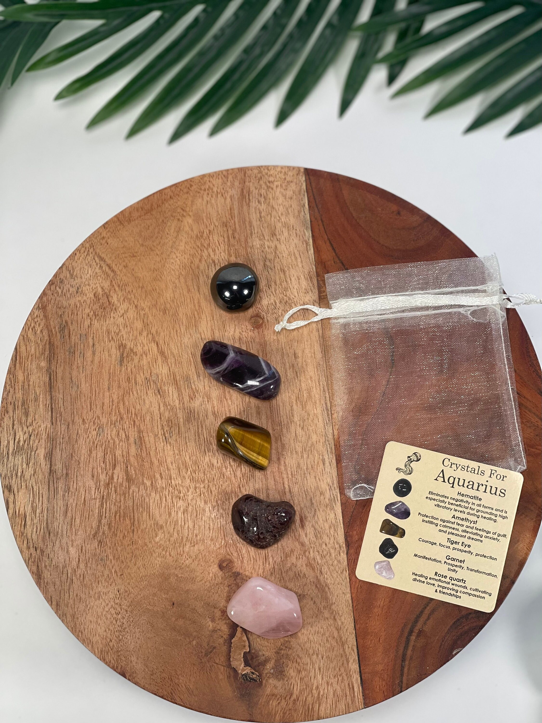AQUARIUS Crystal Set 5x Crystals Set for AQUARIUS Hematite - Etsy