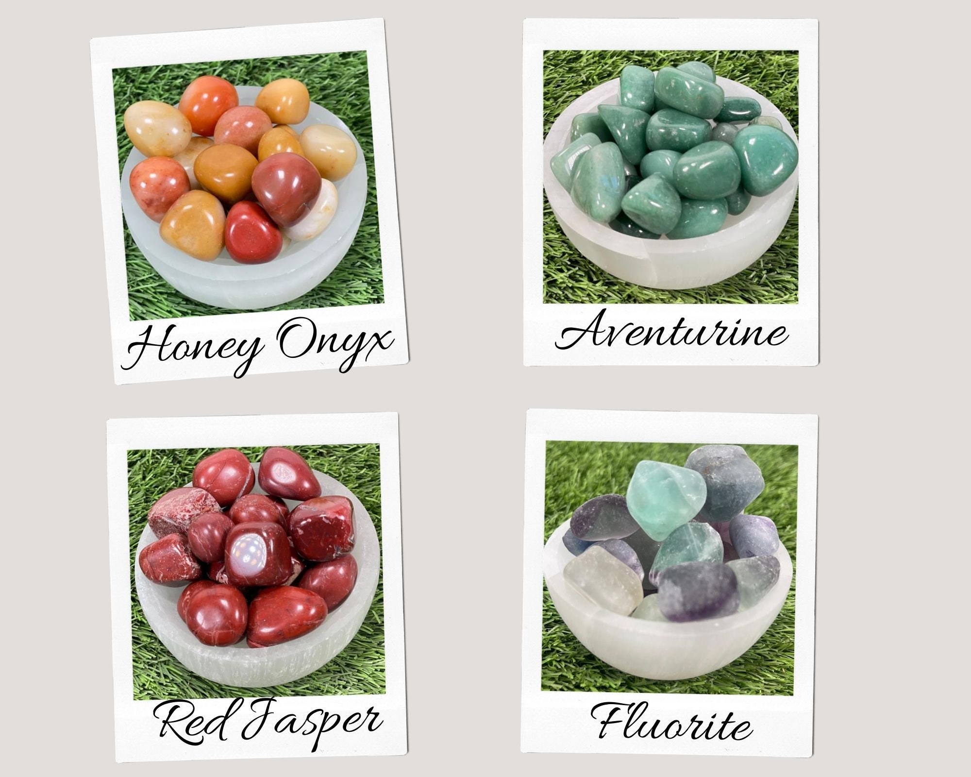 Authentic Tumbled Crystal / Tumbled Stone/clear - Etsy