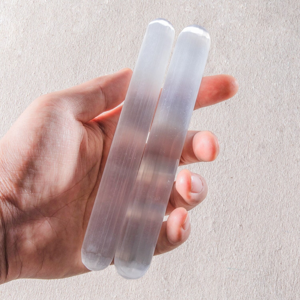 Selenite Wands - Selenite Crystal Wands - Selenite Stick for Reiki - Etsy