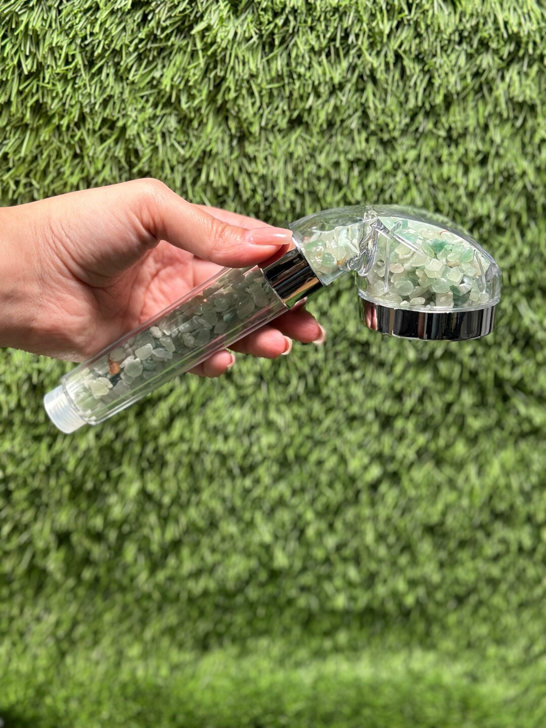 Green Aventurine Shower Head / High-pressure Handheld Shower Head ...