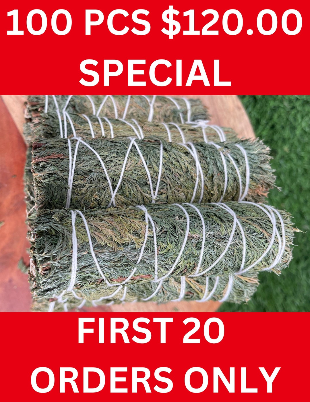 100 Pcs CEDAR Stick 120.00 USD SPECIAL First 20 Orders Only. - Etsy