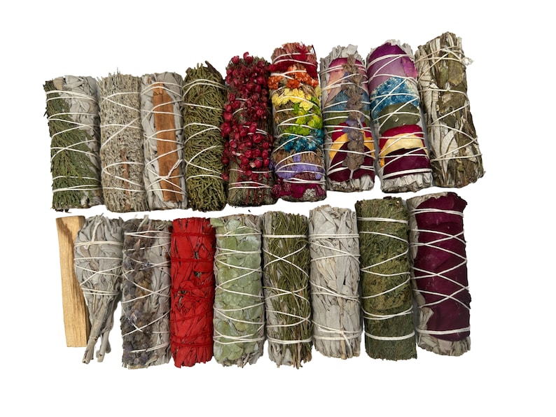 Sage Variety Pack Smudging Bundle Set SAGE BUNDLE 18 PCS 18 - Etsy