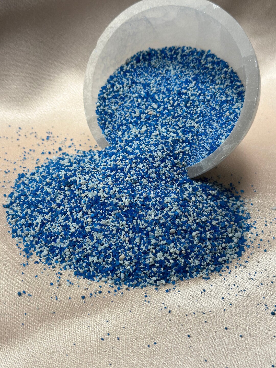 BLUE SAND- Black Sand for Incense-white Sand, Sage, Palo Santo, Resin ...