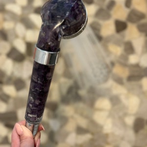 7 Chakra Crystal Shower Head / High-pressure Handheld Shower Head ...