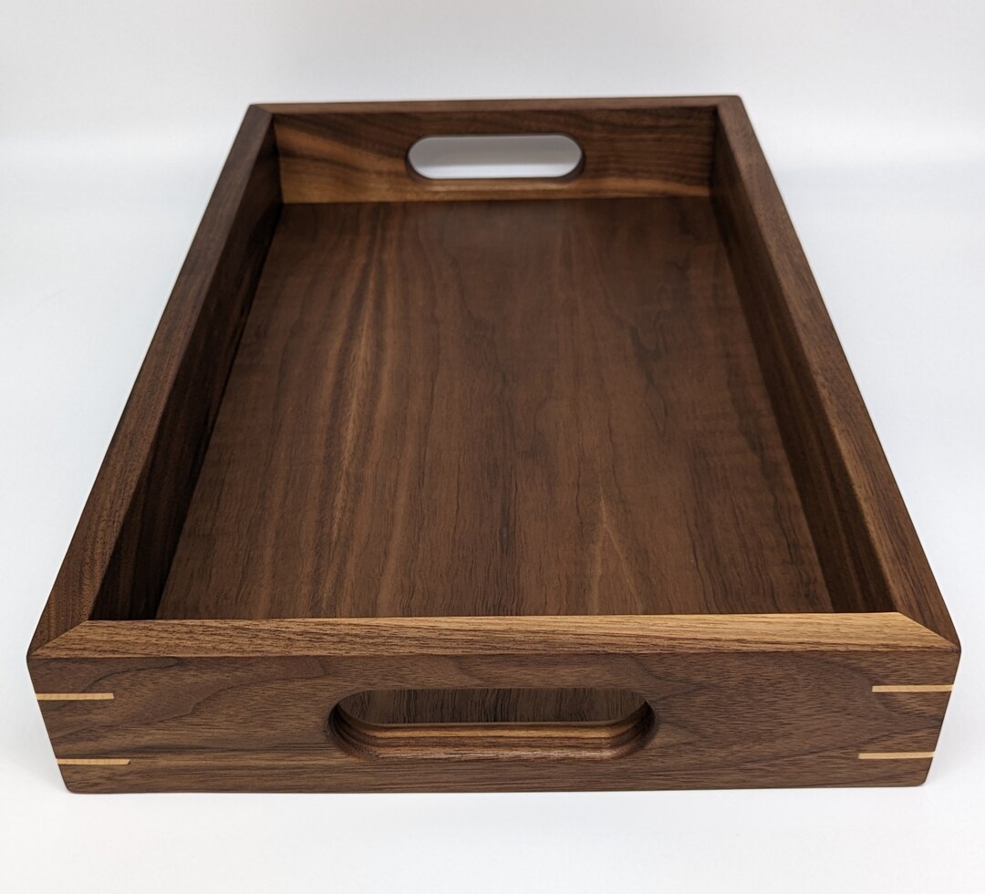 Walnut Serving Tray - Etsy