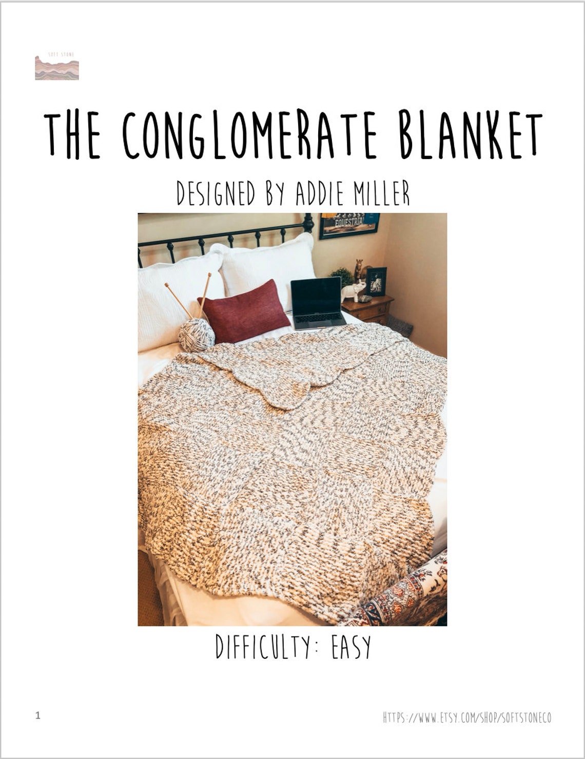KNITTING PATTERN the Conglomerate Blanket - Etsy
