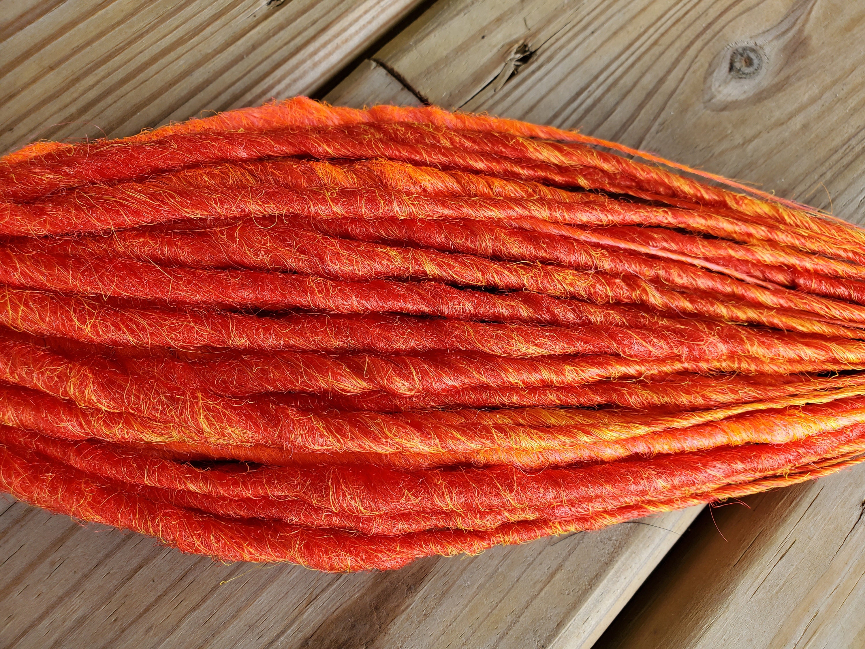 40 Orange Dreads SE Synthetic Dreadlocks Hair Extensions | Etsy