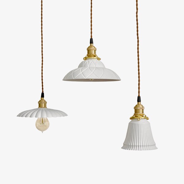 Ceramic Light Fixture - Etsy