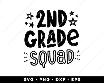 2nd Grade Shirt - Etsy