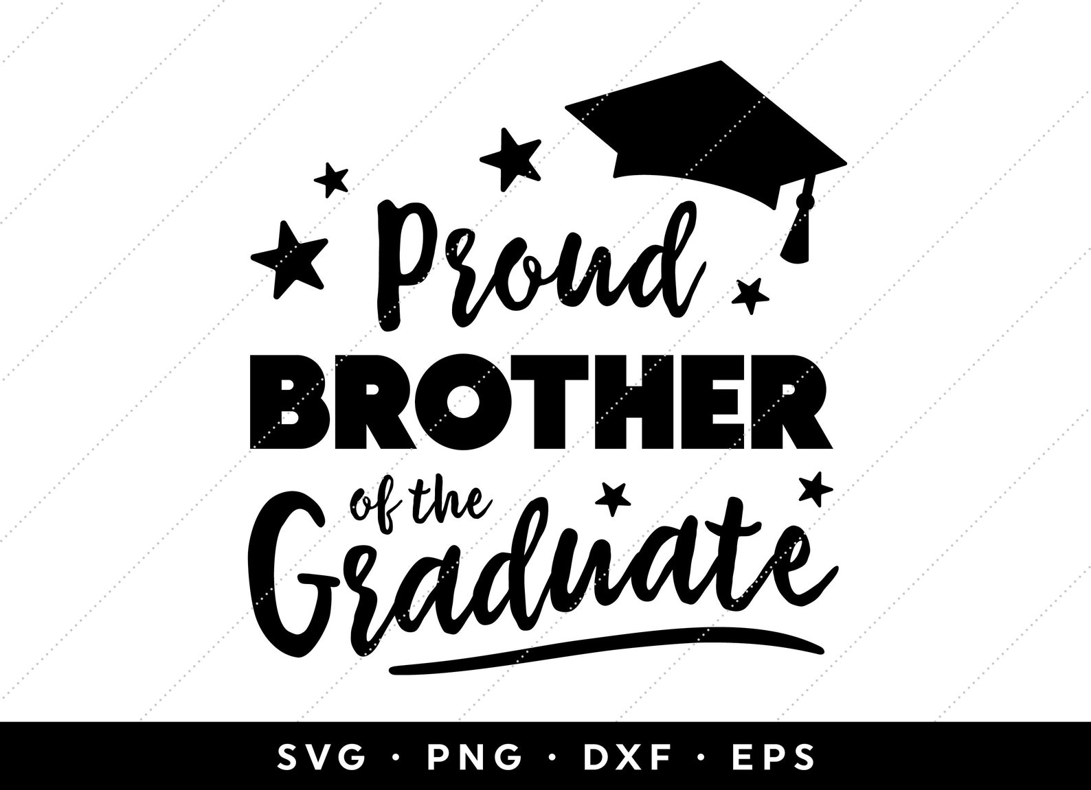 Proud Brother of the Graduate SVG Graduation SVG Graduation - Etsy