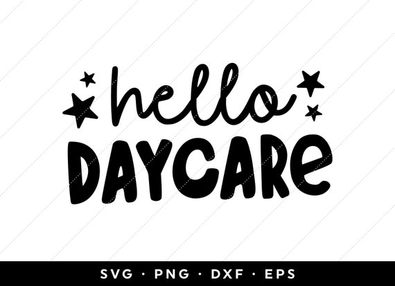 Daycare Clipart Black And White