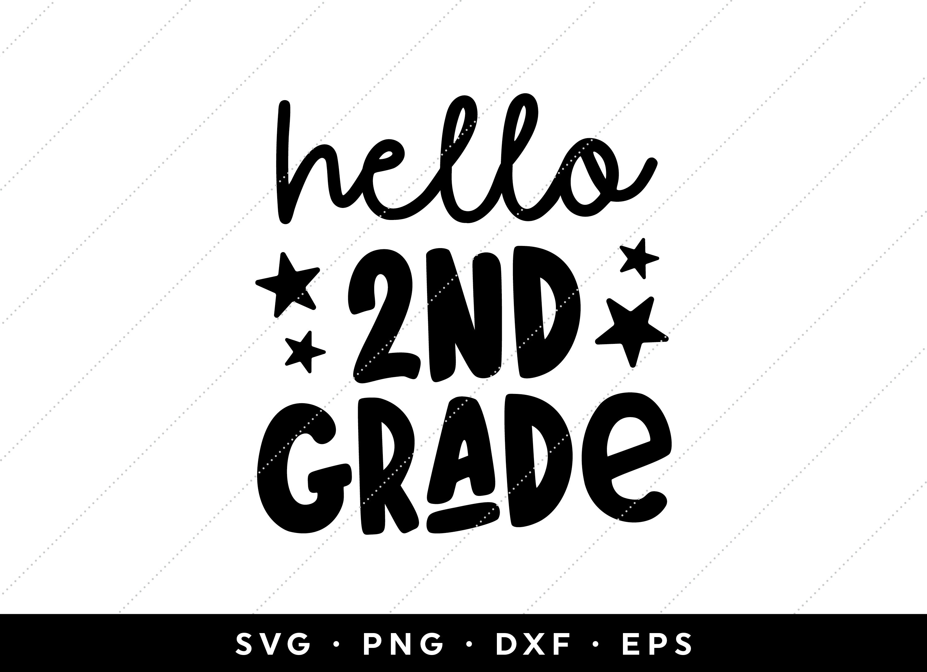 Card Making & Stationery School Svg For Cricut Kid Saying Svg 2nd Grade ...
