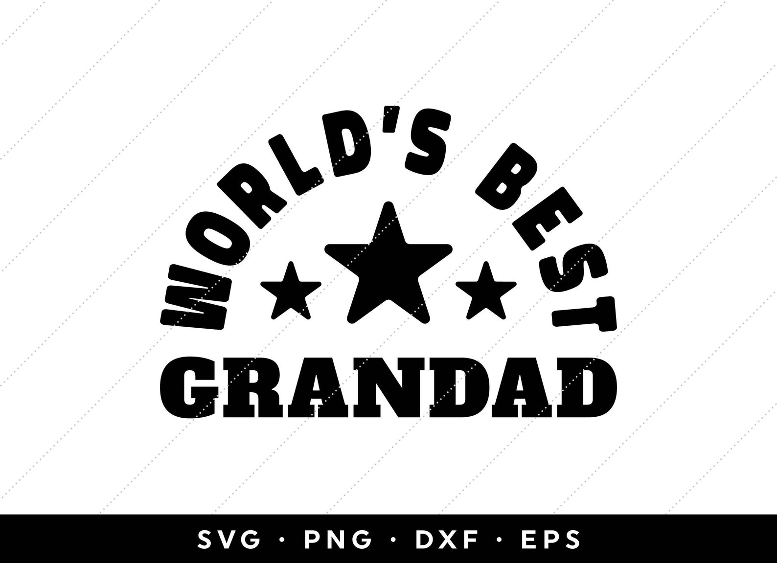 Worlds Best Grandad SVG Fathers Day SVG Files Fathers Day - Etsy