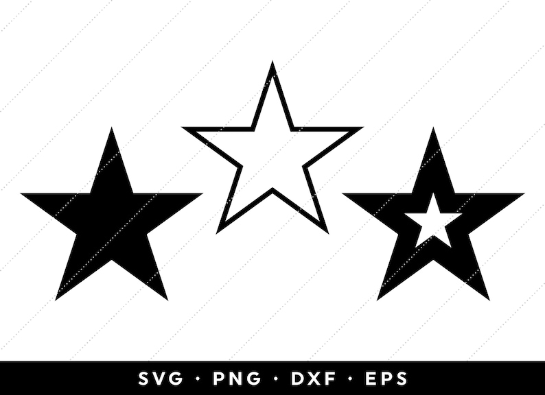 Stars SVG, Star SVG Bundle, Star Clip Art, Star Clipart, Star Cut Files ...