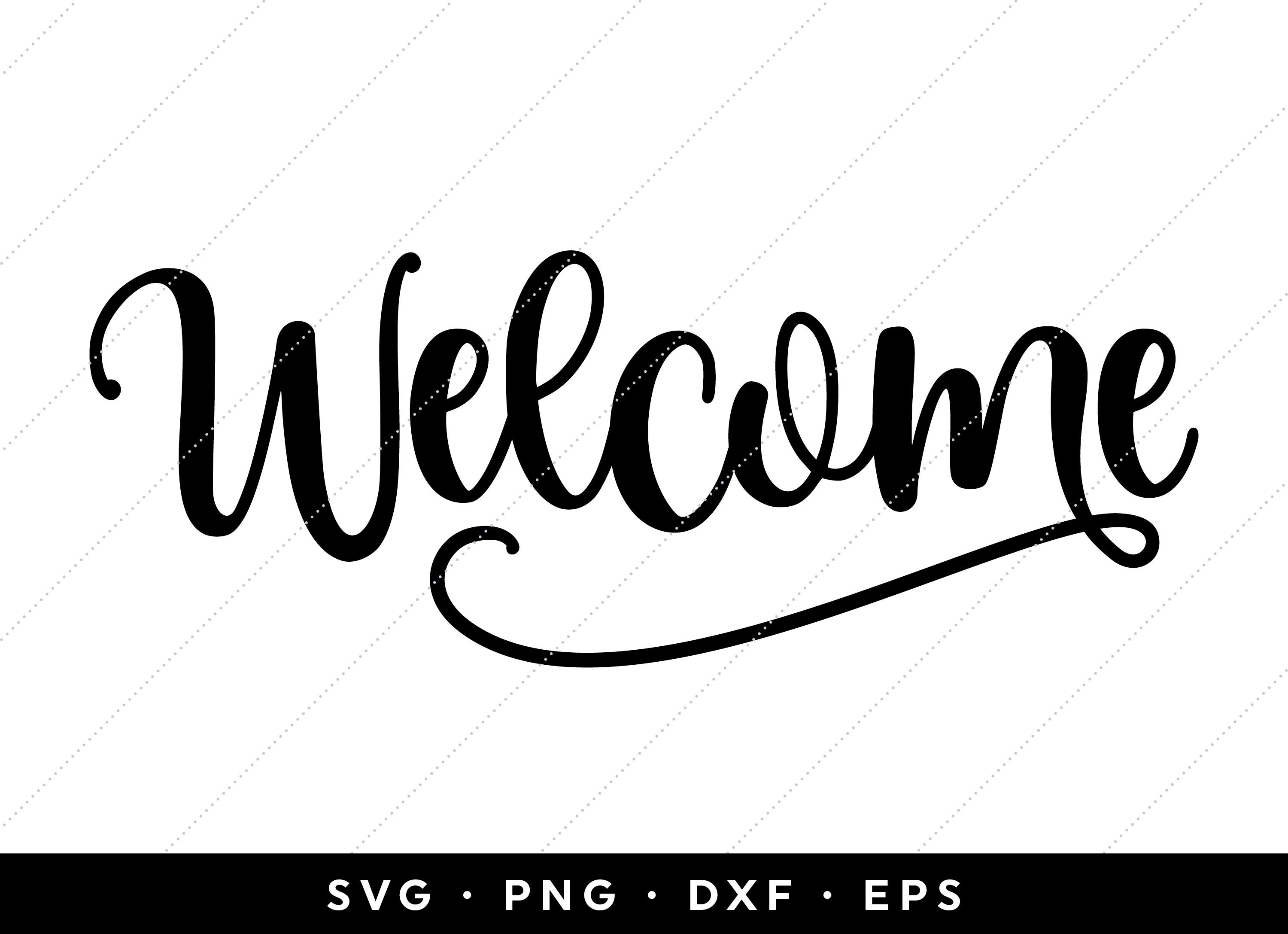 Visual Arts Drawing & Drafting Welcome Sign Blessed Farmhouse Svg ...